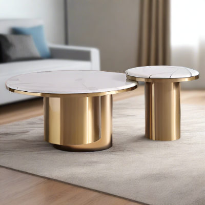 The Flamingo Life Clyde Coffee Table Set | A Perfect Addition To any Living Room, Bedroom, or ...