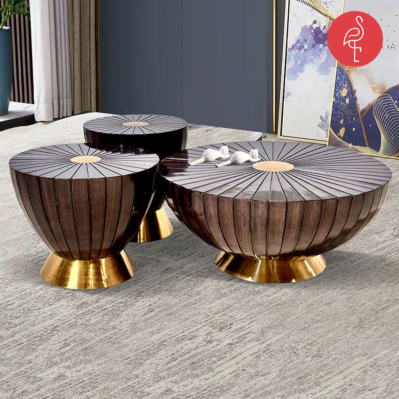 Cuban Round Drum Table – The Flamingo Life