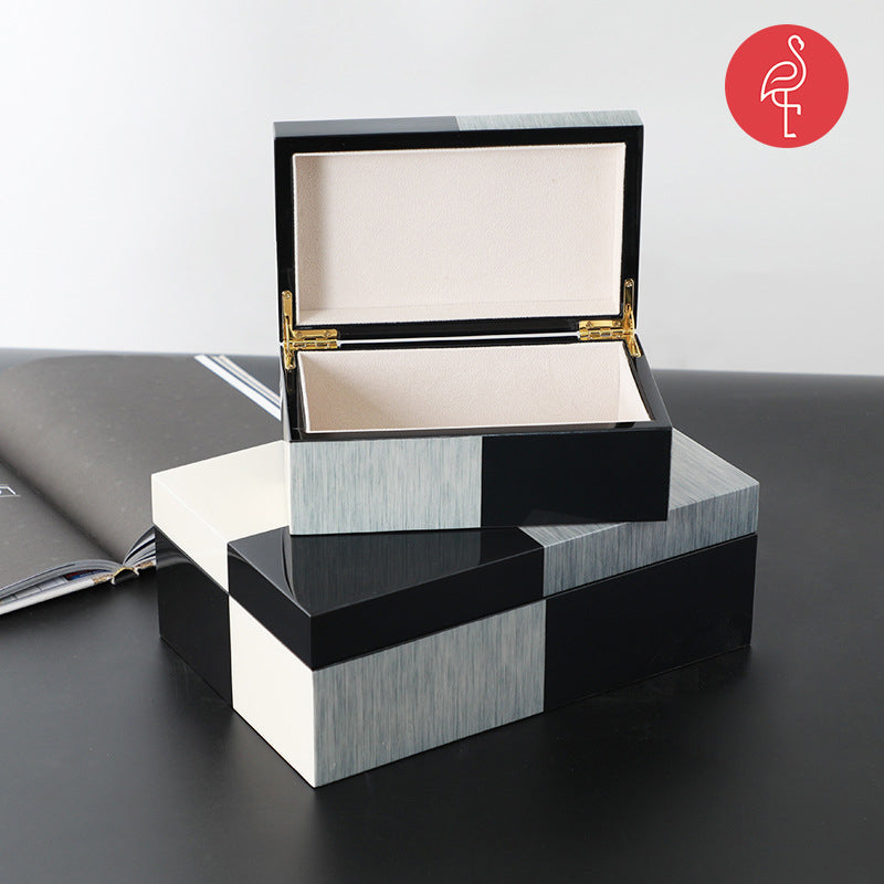 Chequered box storage – The Flamingo Life